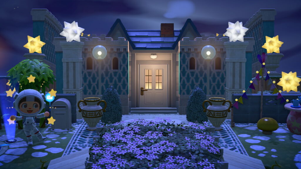 ACNH Build Showcase: Castle with a Sunken Cafe - Pange Plays