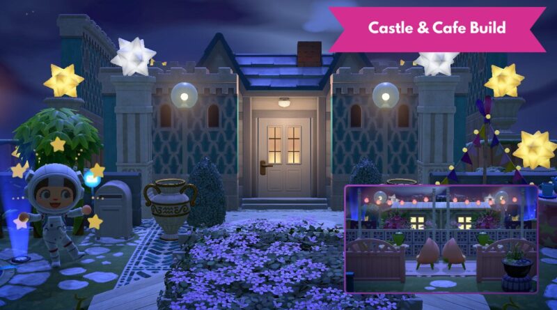 ACNH Build Showcase: Castle with a Sunken Cafe - Pange Plays